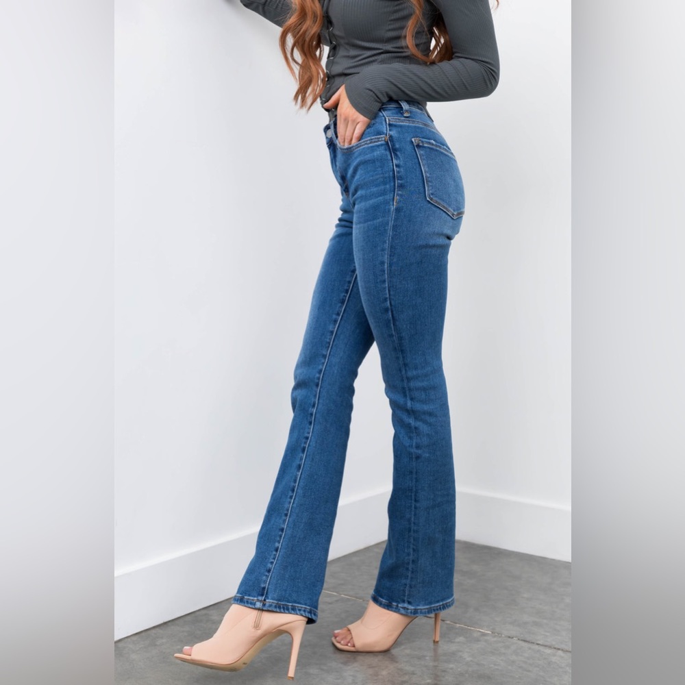 Vervet High Rise Denim Jeans - Gem